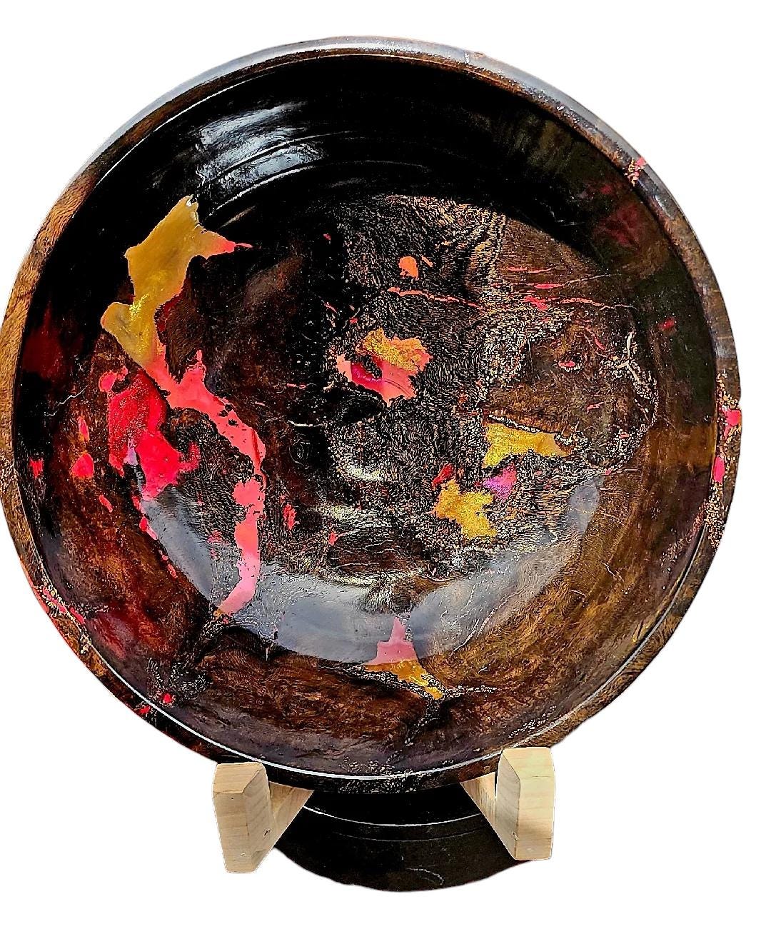 2430 Burl Oak Ebonized With Transparent Resin Colors - Etsy