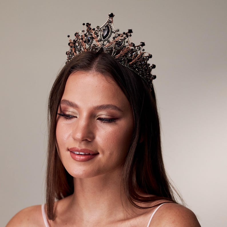 Evil Queen Tiara, Goth Tiara, Queen Tiara, Gothic Crown, Devil Crown ...