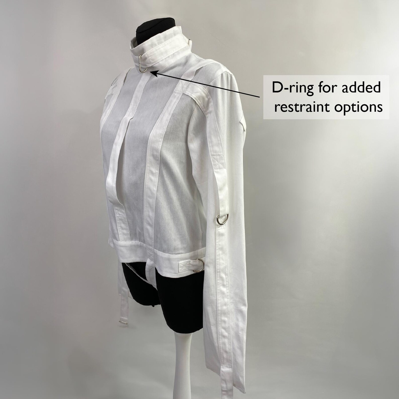 Heavy Duty Straitjacket, Bondage Jacket, Restraint Shirt, Bdsm Jacket ...