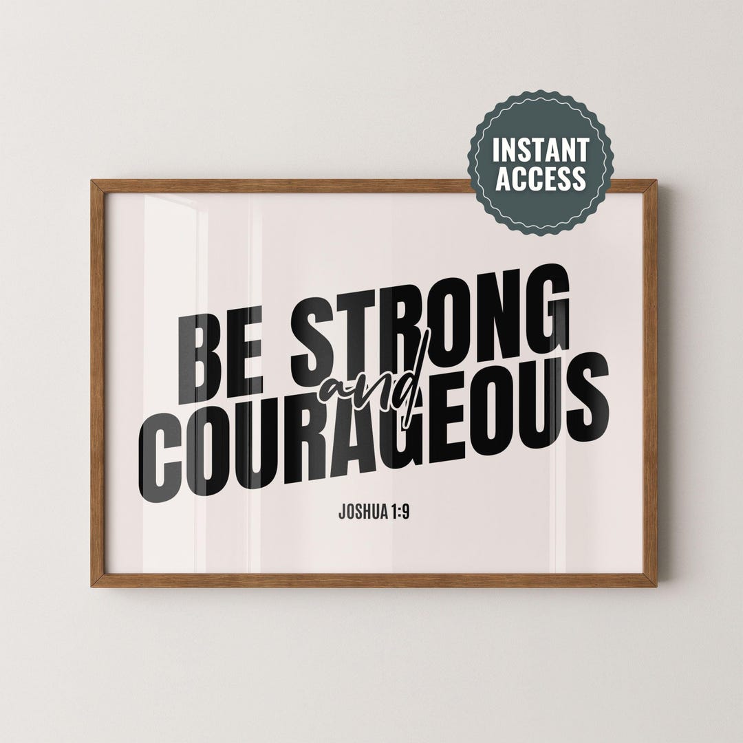 Christian Wall Art for Teen Boy Room | Black and White Wall Art With ...
