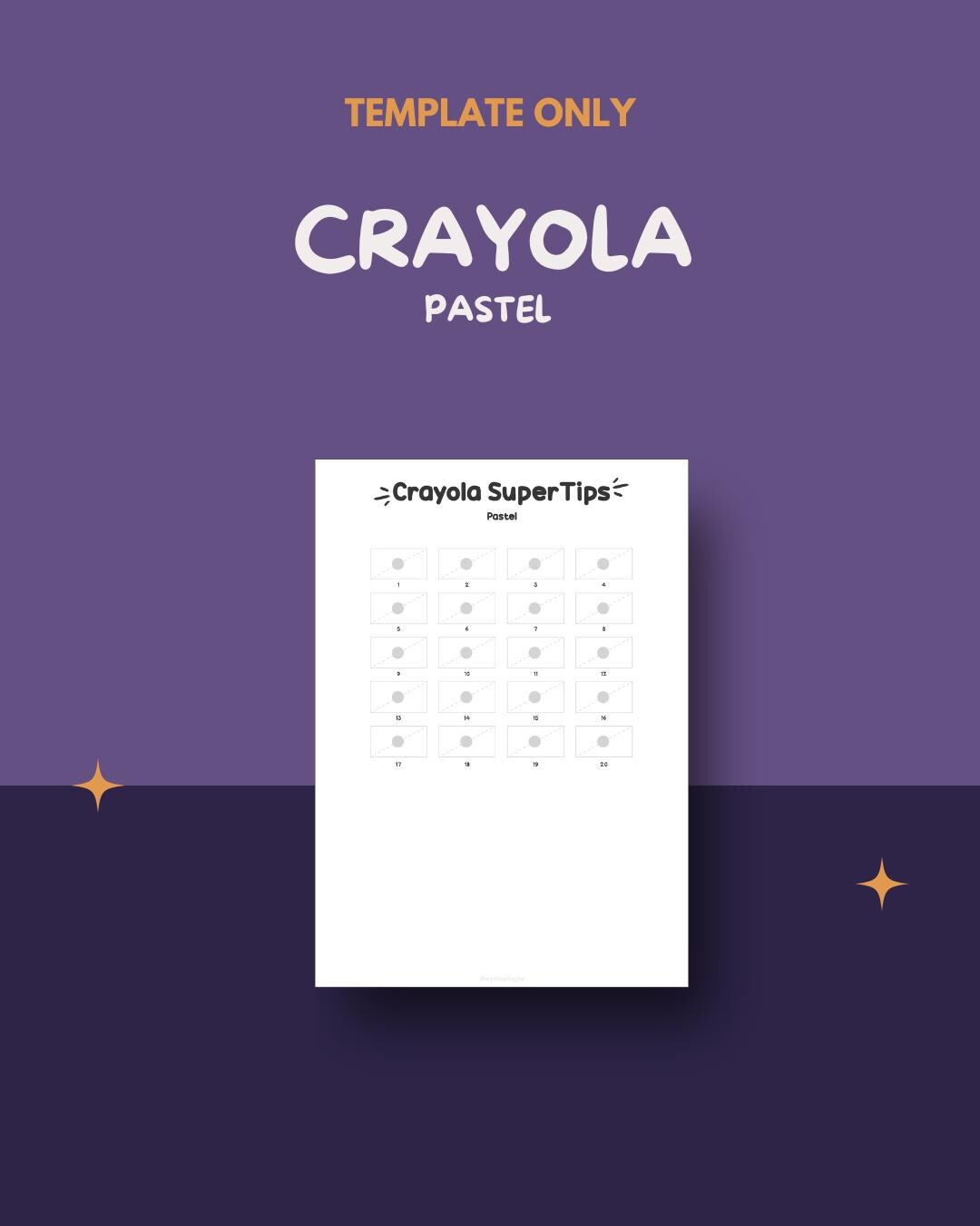 Crayola Colors of the World – Color Chart (24 Colors) | Digitaldownload ...