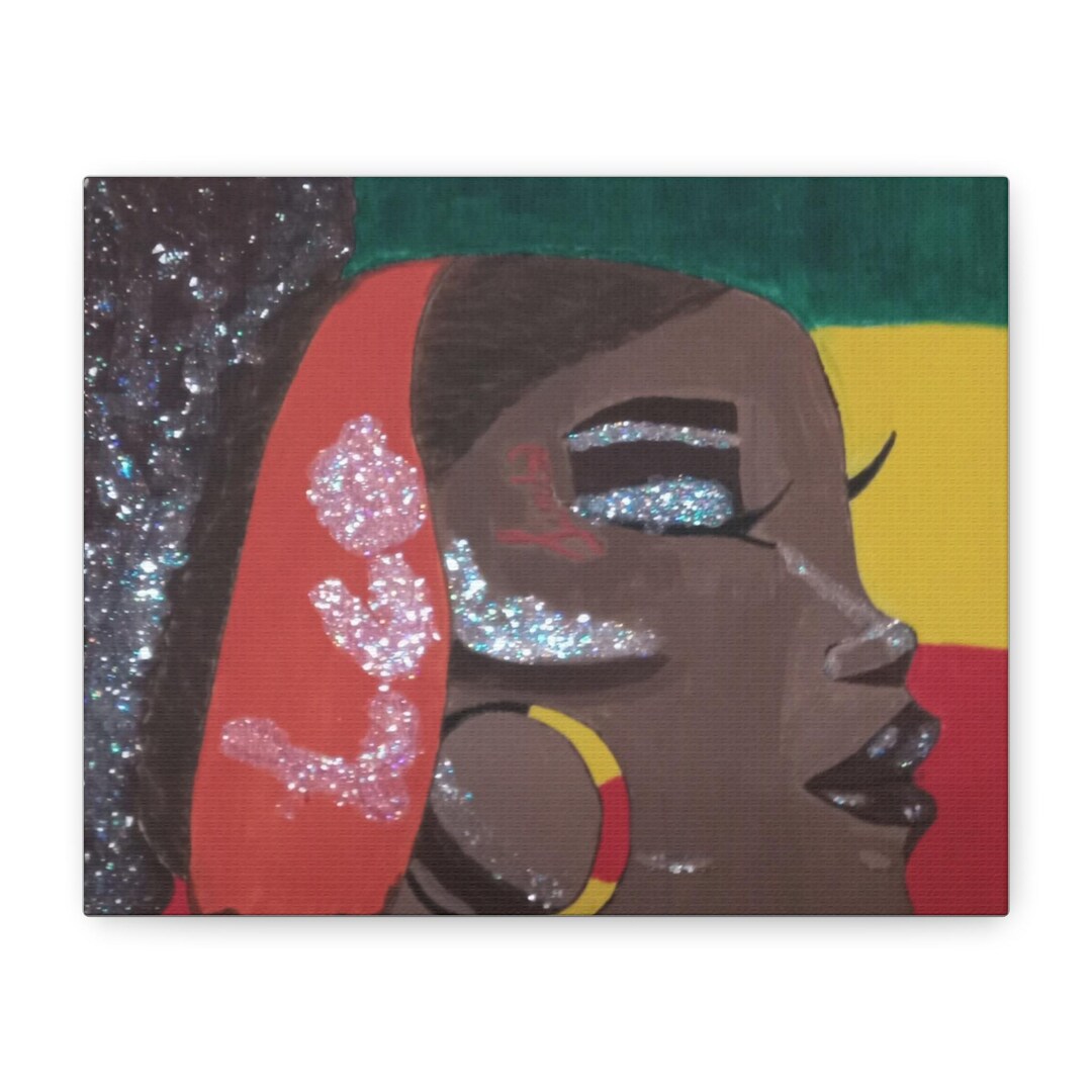 Rasta Woman Wall Art (I Am Leo) - Etsy