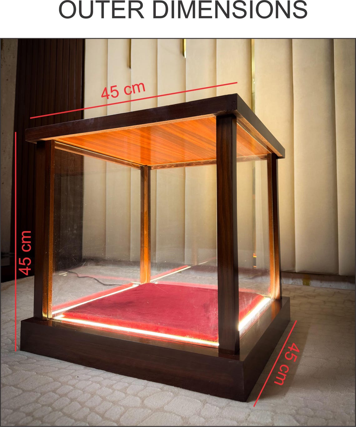 Custom Handmade Wrestling Belt Display Box/case | Wood UV Acrylic Led ...