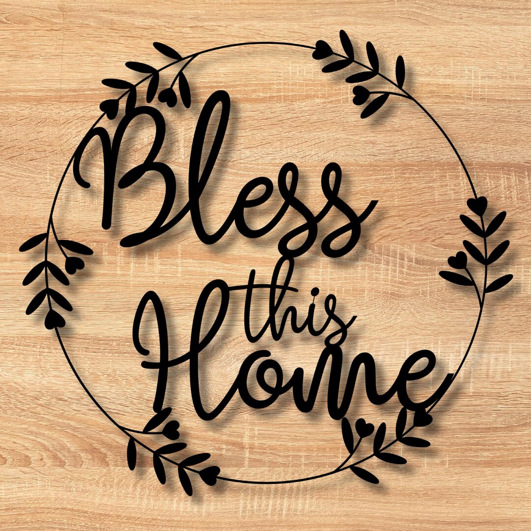 Bless This House Sign - Etsy