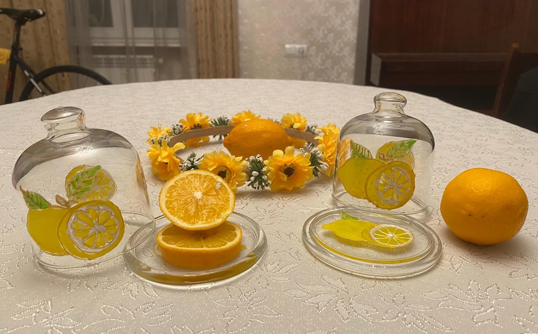 A Lightweight, Vintage-style Glass Lemon Holder - Etsy
