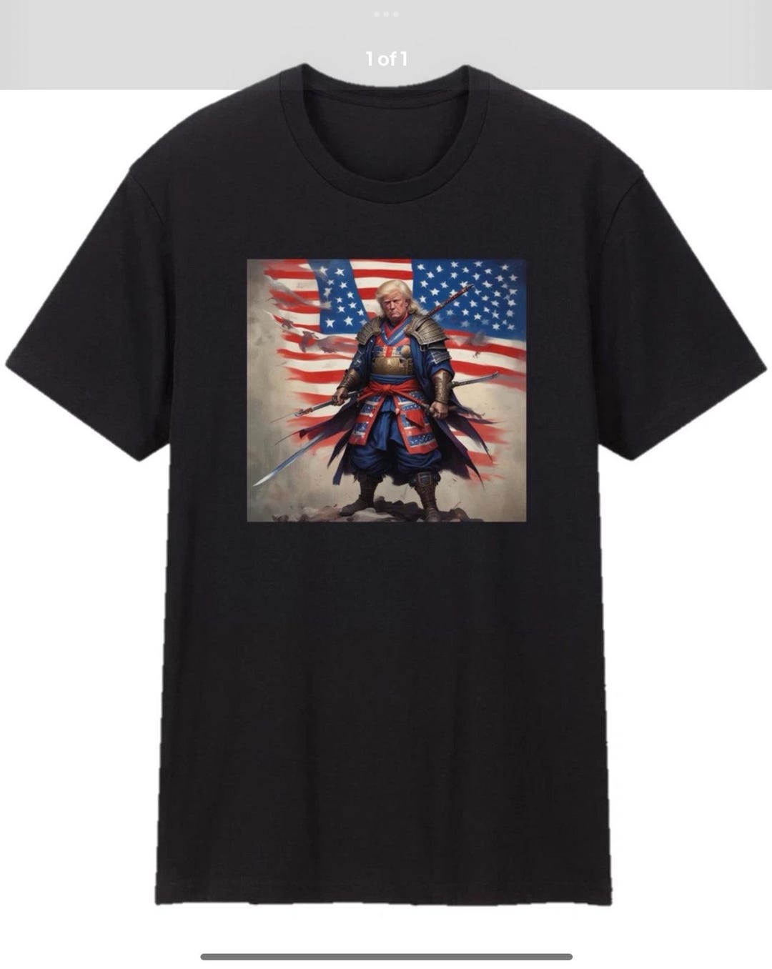 Donald Trump Samurai MAGA Ronin Trump Novelty DOGE USA Tee Shirt Size S ...