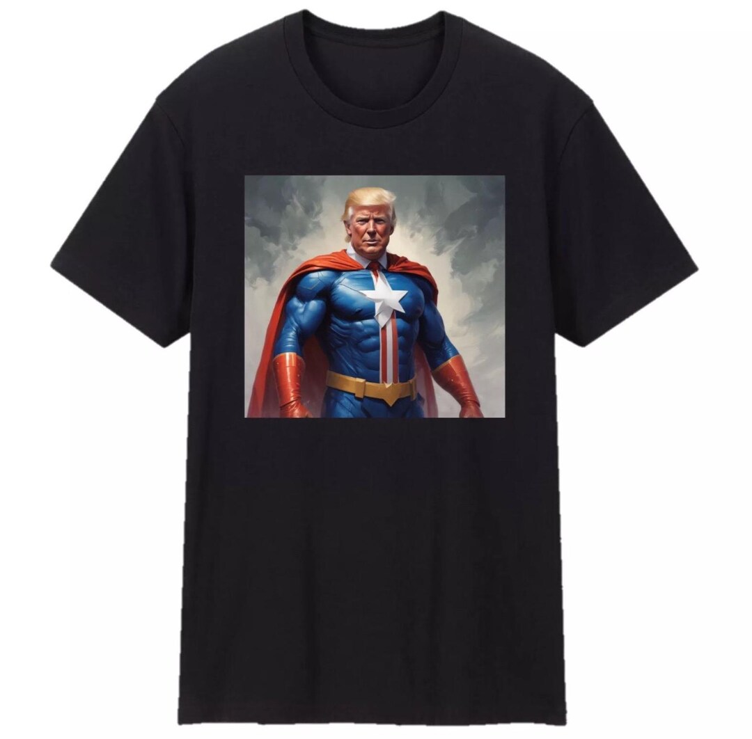 Donald Trump Captain America Crazy Funny Trumpster Tee Shirt MAGA Size ...