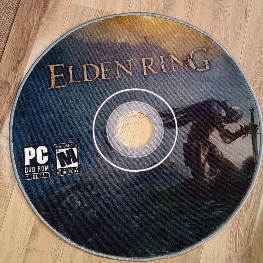 Elden Ring Rug, the Elden Ring Gift, Xbox Gift, Play Rug, Cd Rug, Disc ...