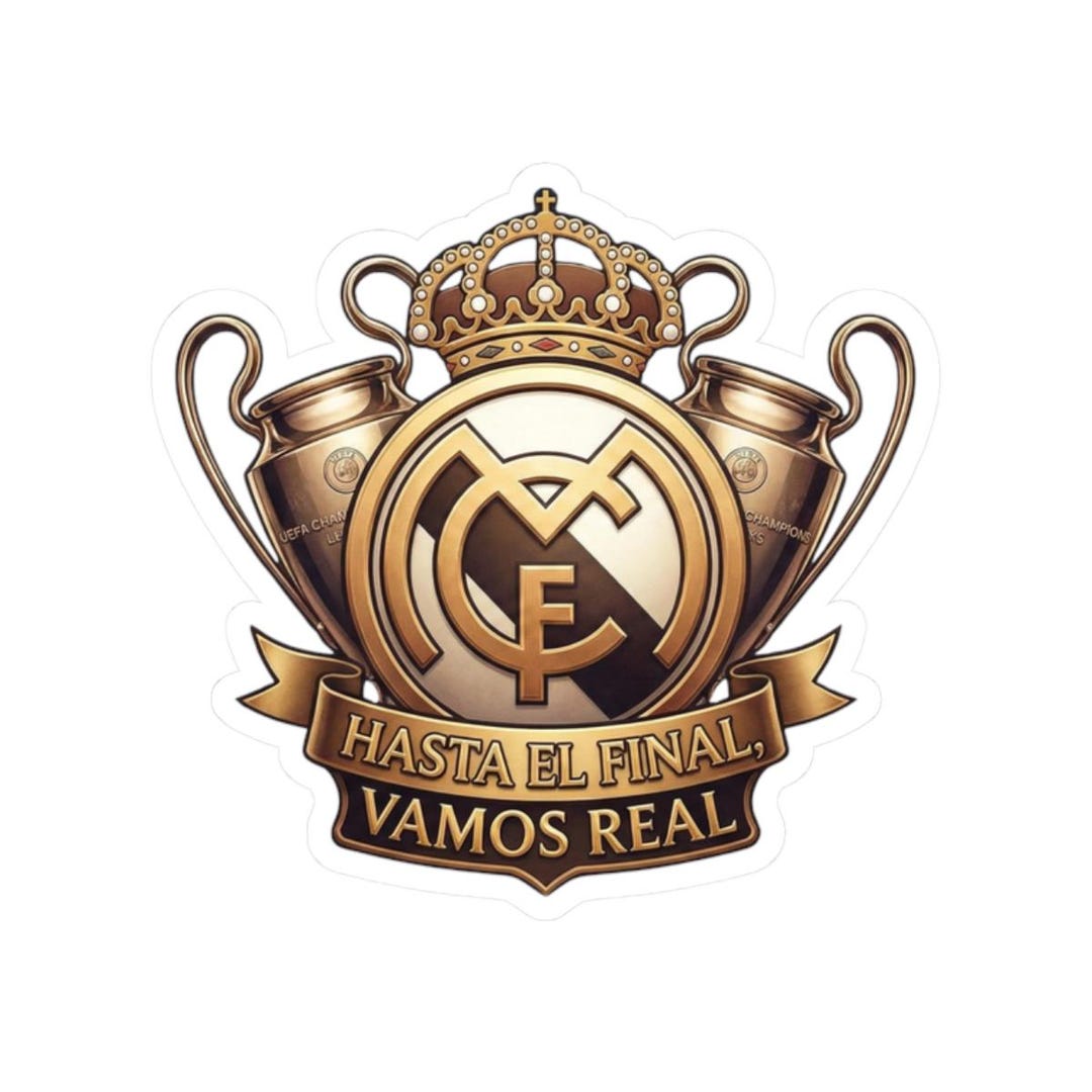 Hasta El Final Vamos Real Sticker | Kiss-cut Football Emblem - Etsy