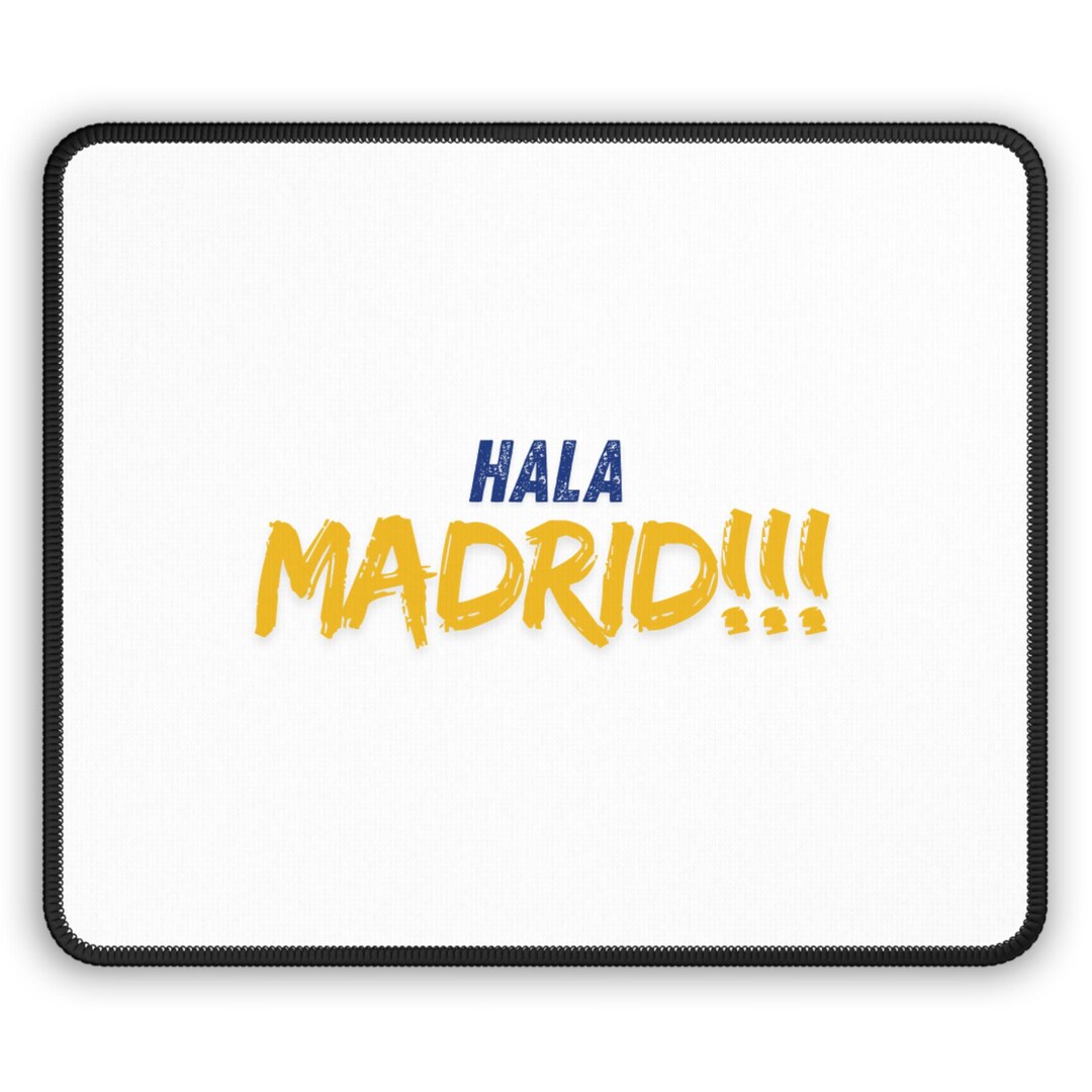 Hala Madrid Customizable Gaming Mouse Pad | Soccer Fan Mousepad - Etsy