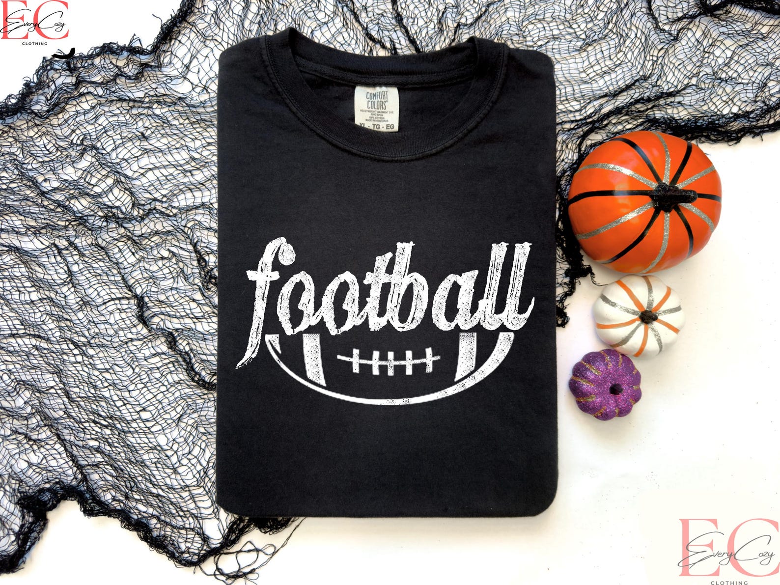 Comfort Colors® Football Shirt, Retro Football Tee, Football Gift ...