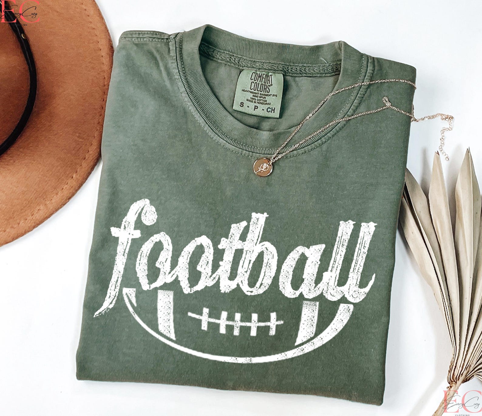 Comfort Colors® Football Shirt, Retro Football Tee, Football Gift ...