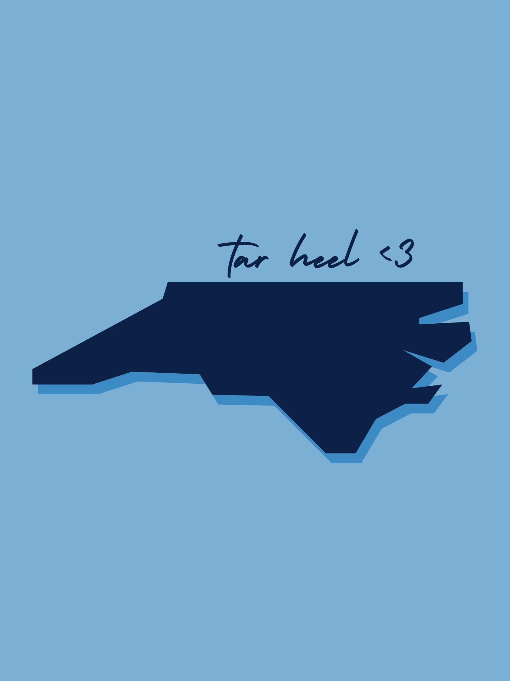 UNC Wall Art Set | Chapel Hill Aesthetic Decor for Dorms | Tar Heels ...