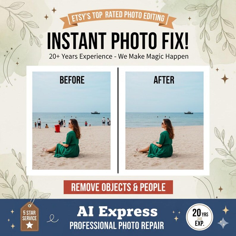 Remove Person From Photo, Image Editing Service, Delete Unwanted Ex ...