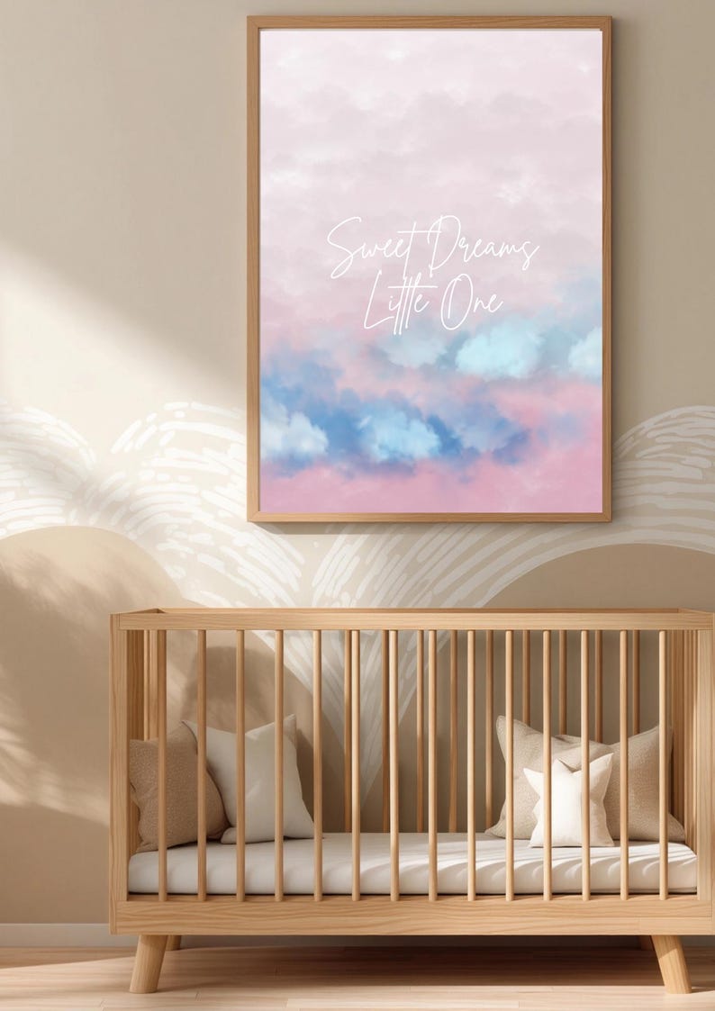 Sweet Dreams Little One Nursery Poster A4 - Etsy