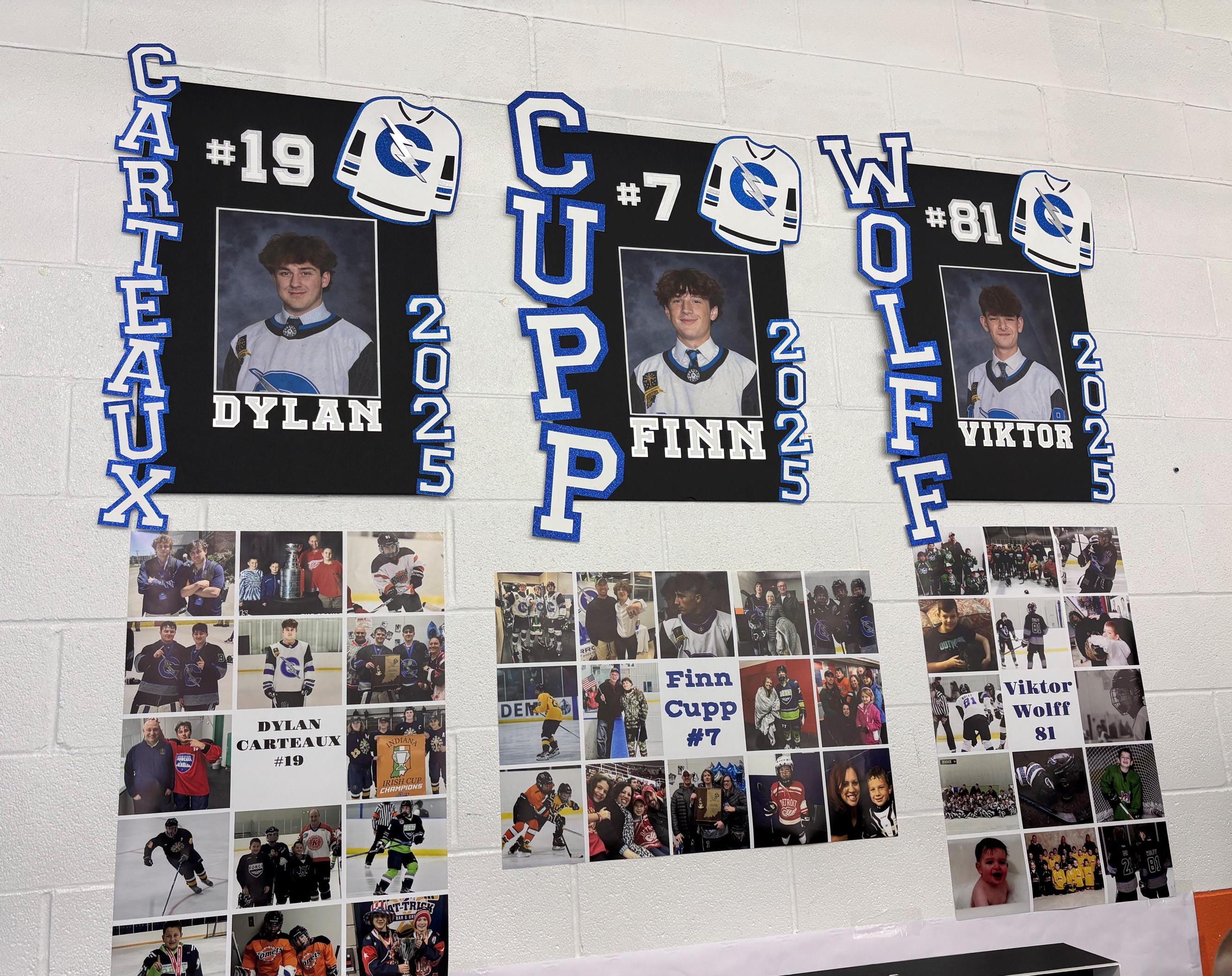 Custom Senior Night Photo Board, Sports and Graduation Sign - Etsy