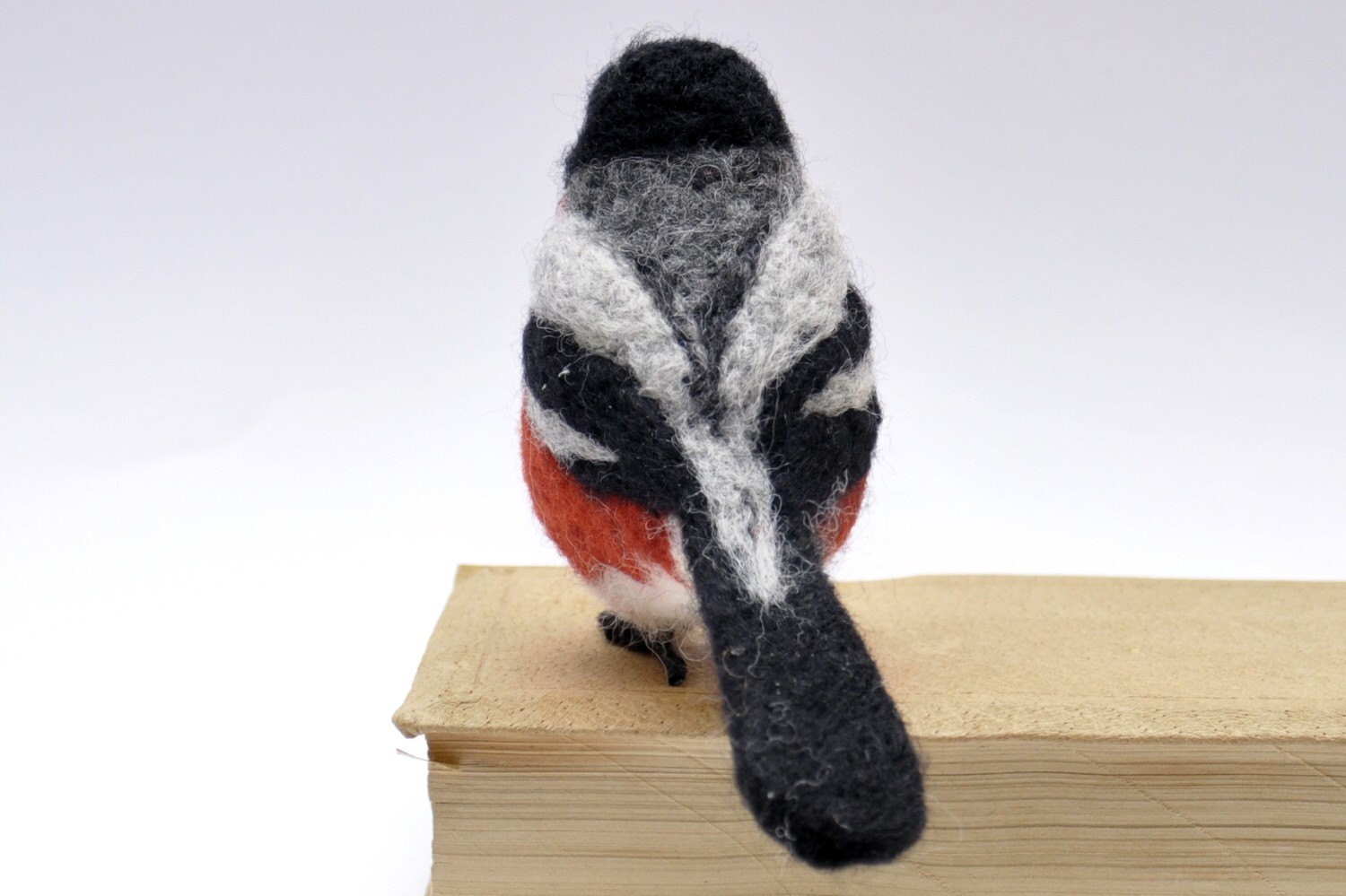 Handmade Felted Wool Bird Bullfinch - Etsy