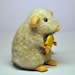 Grey Wool Mouse, Needlefelted Handmade Toy - Gift Idea - Eco-friendly ...