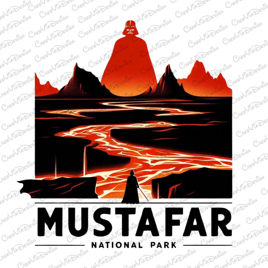 Mustafar Planet PNG: Star Wars Printable Clipart (digital Download ...
