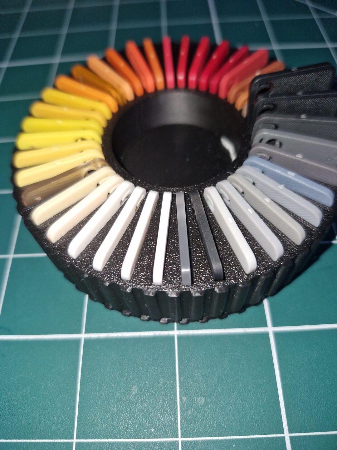 3d-printed Filament Color Sample Ring - Etsy