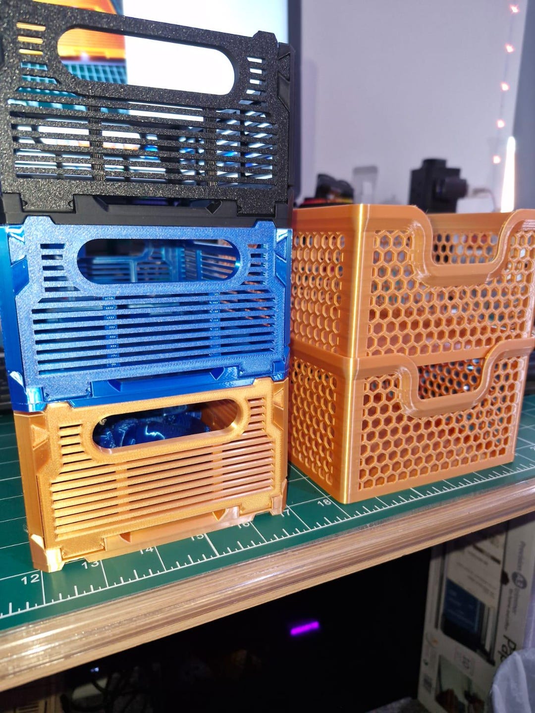3D Printed Stackable Storage Crates - Etsy