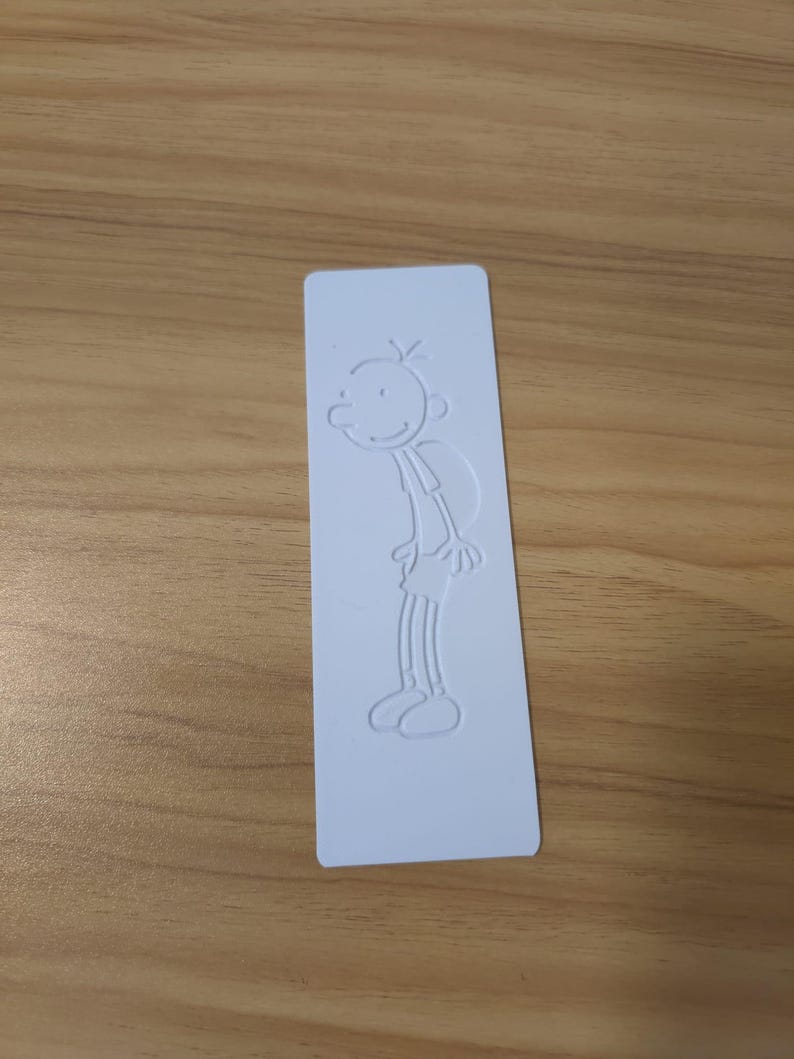 3D Printed Wimpy Kid Bookmarks - Greg Heffley Inspired - Unique Reading ...