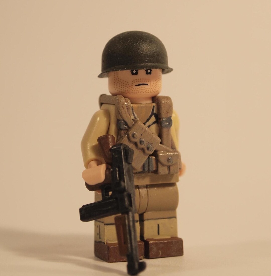 Custom Hand Painted LEGO. LEGO WW2. Thompson M1A1. - Etsy