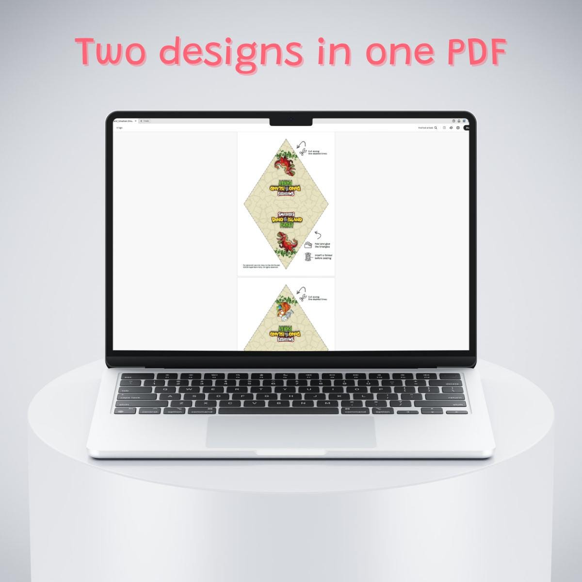 Smashers Dino Island (zuru) Birthday Garland I DIY Garland I Print at ...