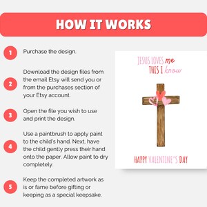 Valentines Handprint Craft, Christian Valentines Kids Activities ...