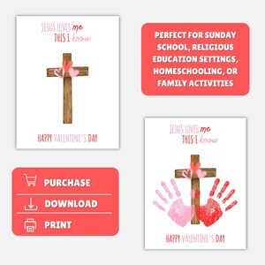 Valentines Handprint Craft, Christian Valentines Kids Activities ...