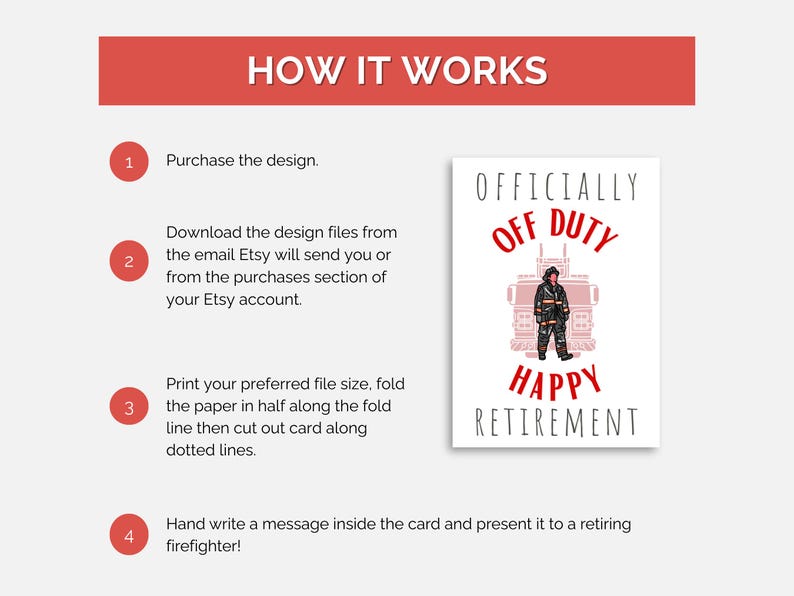 Printable Firefighter Retirement Card, Retiring Firefighter, Retiring ...