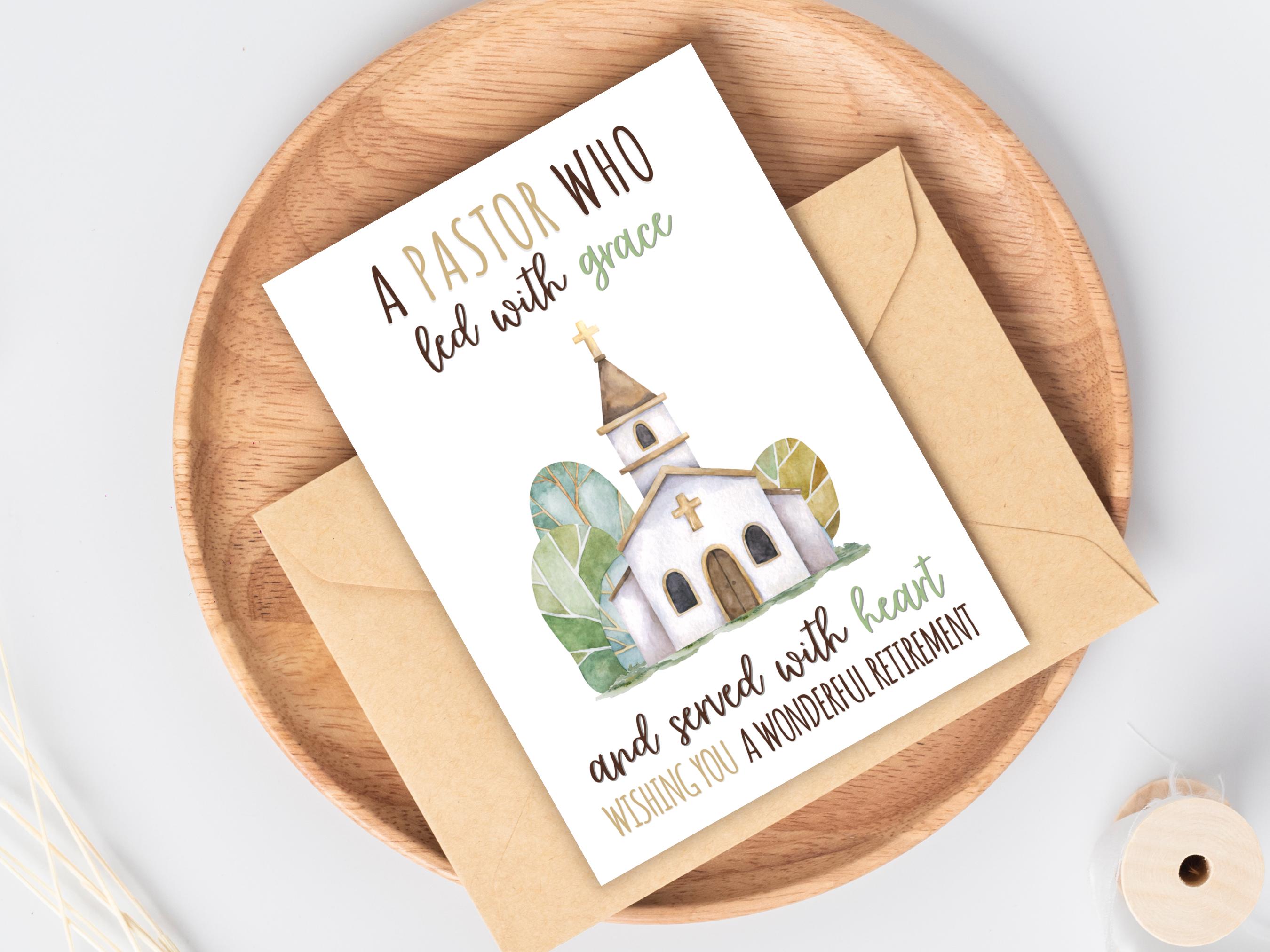 Printable Pastor Retirement Card, Retired Pastor, Retiring Pastor ...