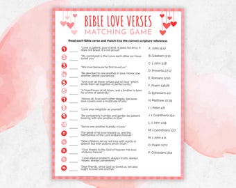 God's Love Bible Trivia, Valentines Day Bible Activity, Christian ...
