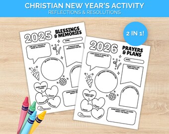 Christian New Years Coloring Page, Church Lesson Kids, Kids New Years ...