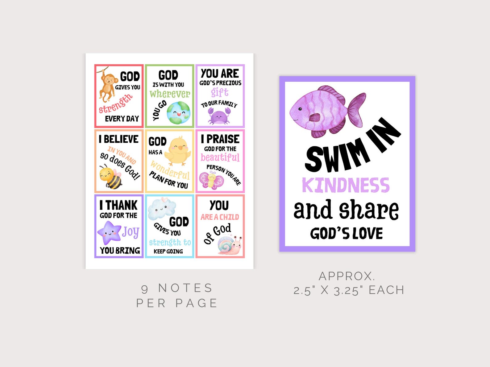 Christian Lunchbox Notes, Backpack Blessing, Lunchbox Cards Kids, Bible ...