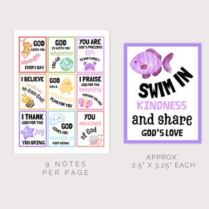 Christian Lunchbox Notes, Backpack Blessing, Lunchbox Cards Kids, Bible ...