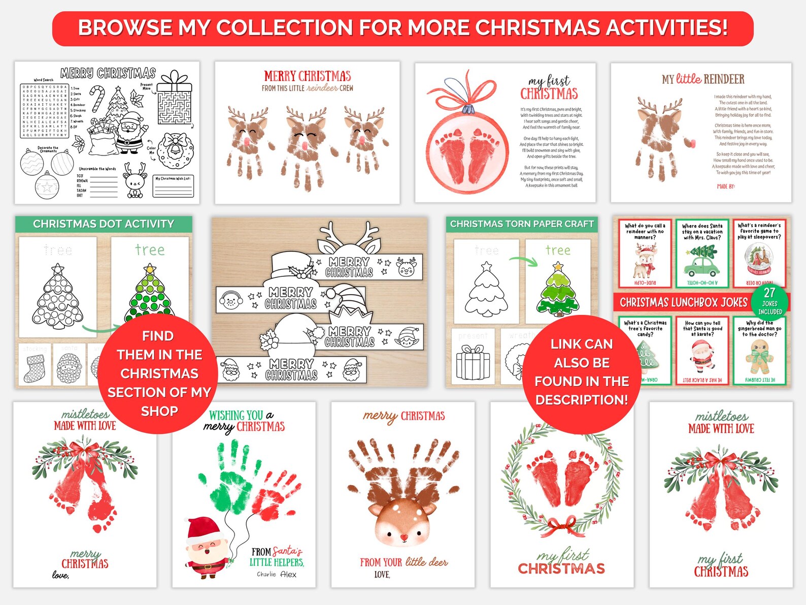 Reindeer Handprint Poem Craft, Christmas Handprint Art, Reindeer ...