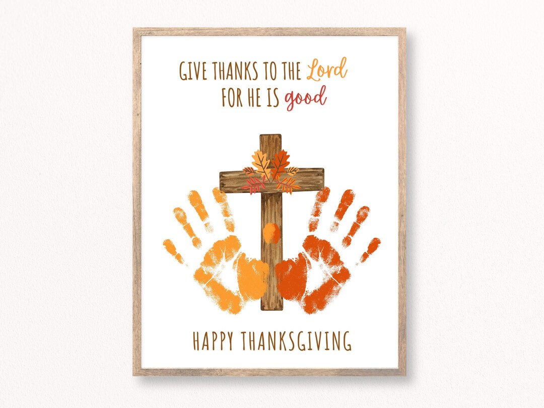 Thanksgiving Sunday School Activity, Thanksgiving Handprint, Sunday ...