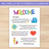 Editable Back to School Welcome Letter to Parents-teacher Resources ...