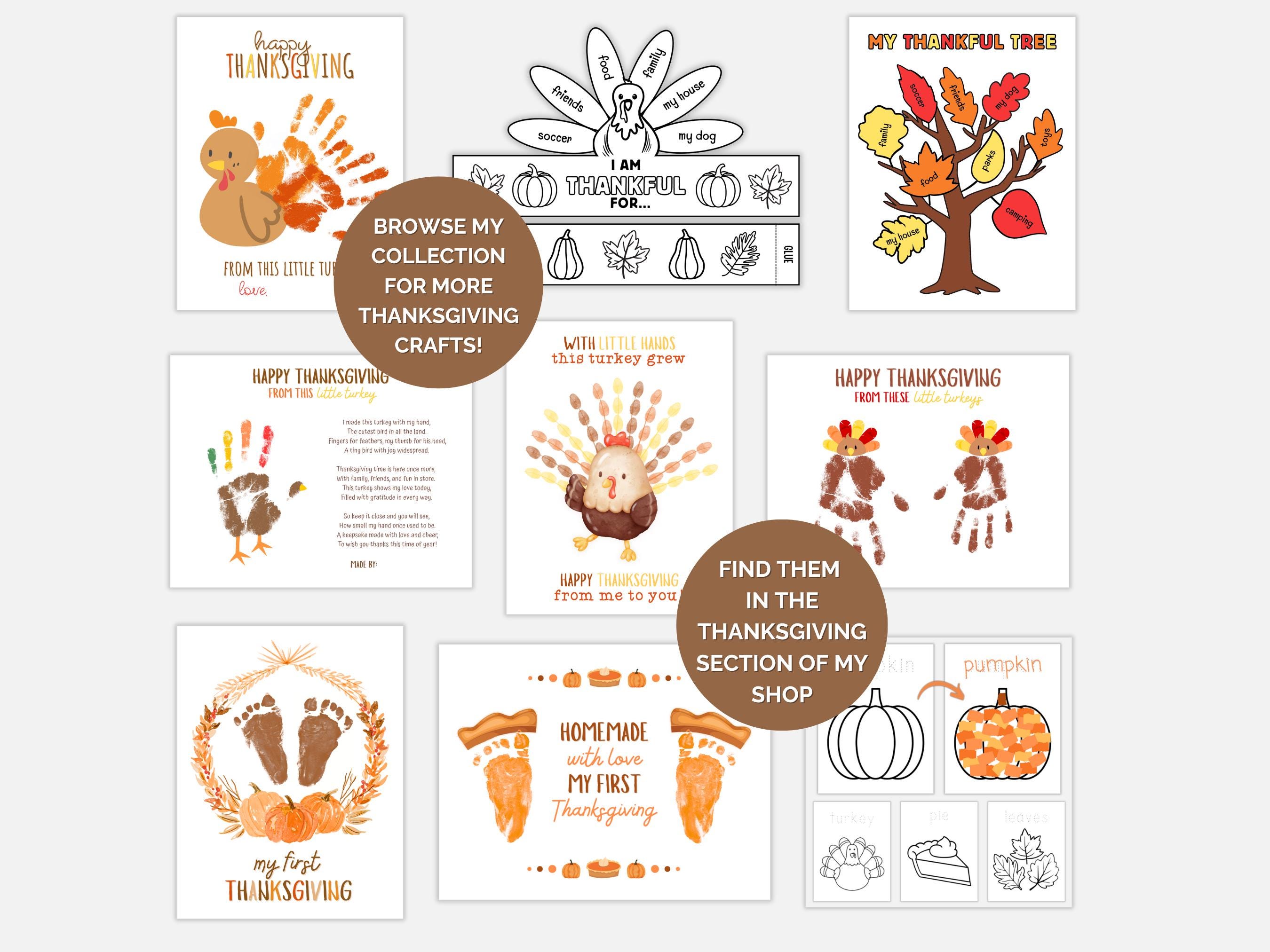 Thanksgiving Coloring Crown, Thanksgiving Preschool Craft, Thankful ...