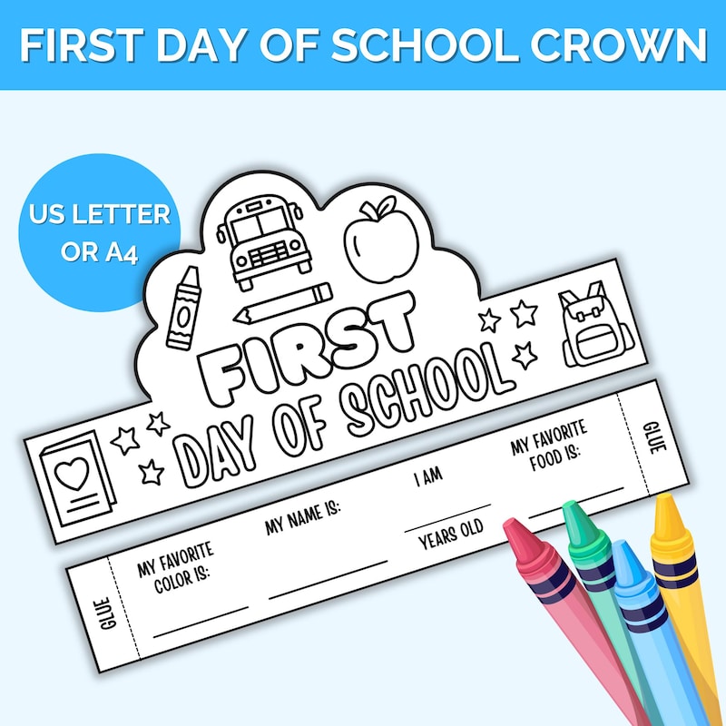 First Day of School Headband - Etsy