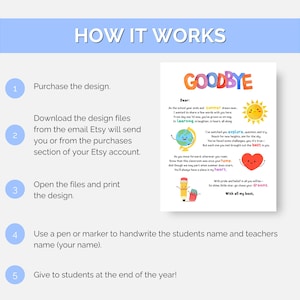 End of Year Poem From Teacher, End of Year Letter to Students, End of ...