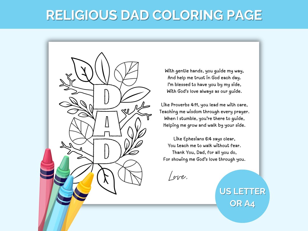 Fathers Day Bible Craft, Fathers Day Religious Craft, Christian Fathers ...