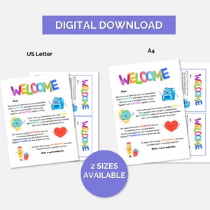 Welcome Back Letter to Students, First Day of School Letter, Teacher ...