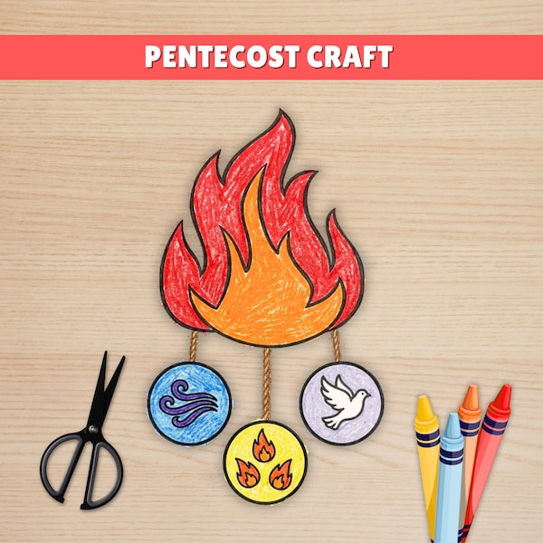 Pentecost Crafts for Children - Etsy