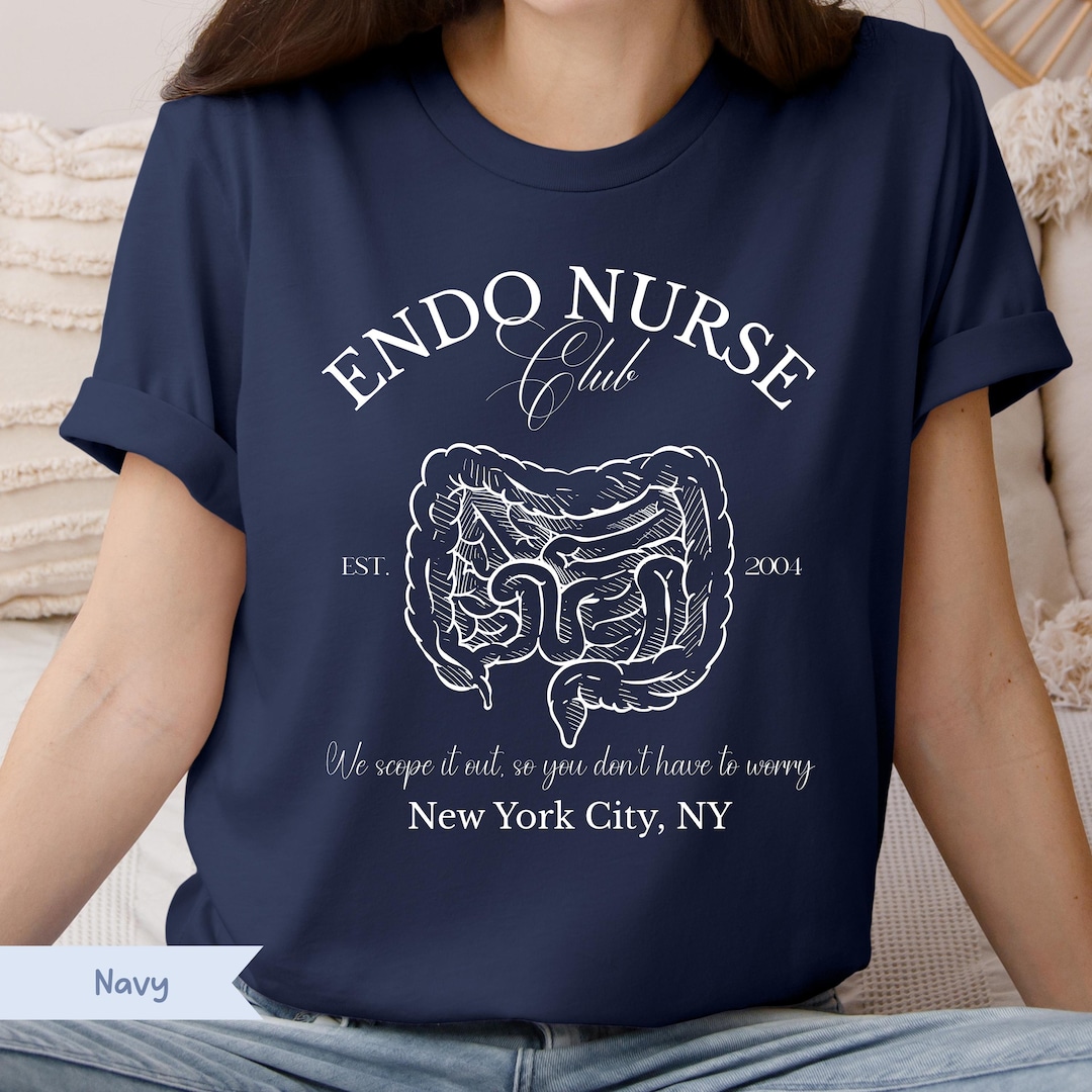 Custom Endoscopy Nurse Shirt, GI Nurse Gift, Anatomical Tee, Endo Nurse ...