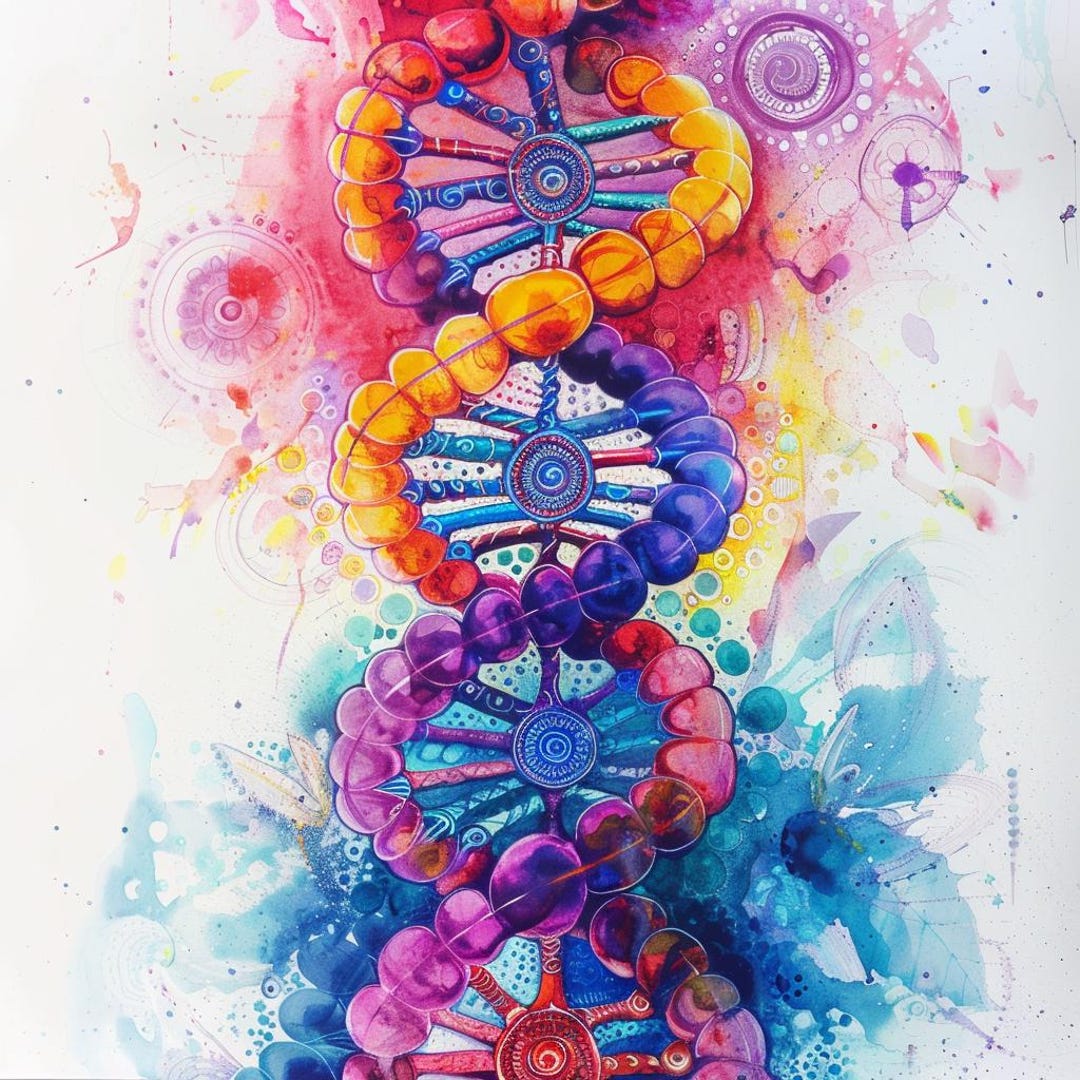 DNA Wall Art, Botanical Anatomy, Neuroscience Art, Science Decor, Wall ...