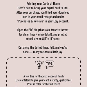 Printable Birthday Cards | Greeting Cards | Blank Inside | Instant ...