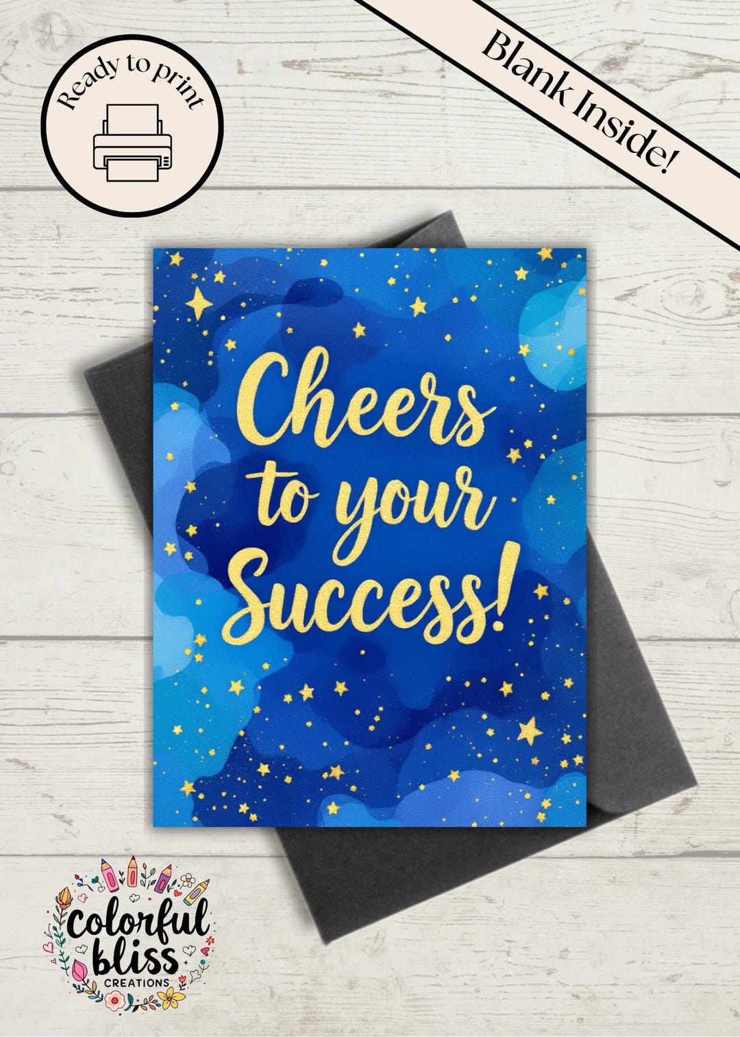 Printable Graduation Cards | Greeting Cards | Blank Inside | Instant ...