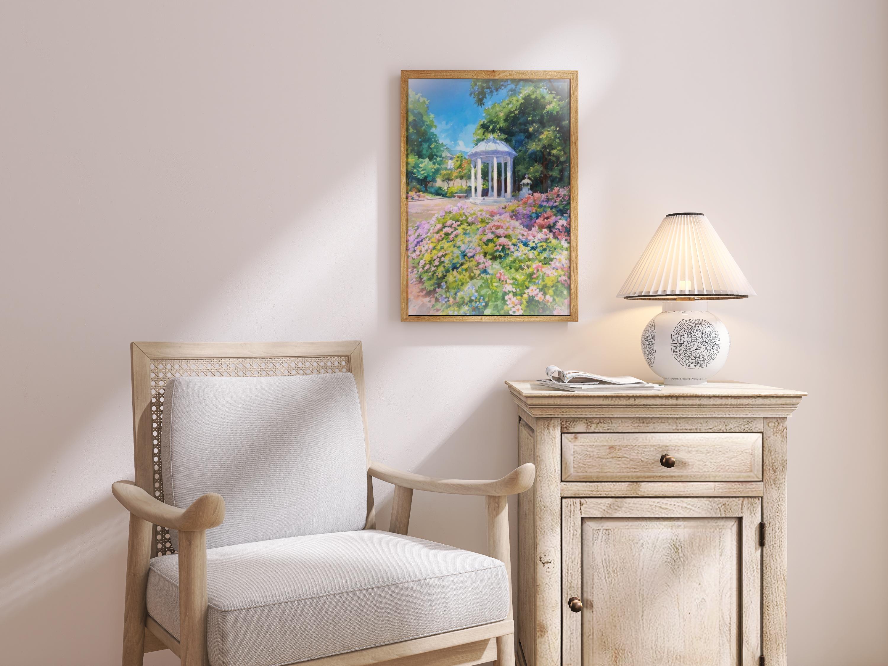 UNC Chapel Hill Old Well Wall Art - Beautiful Watercolor Print for Home ...